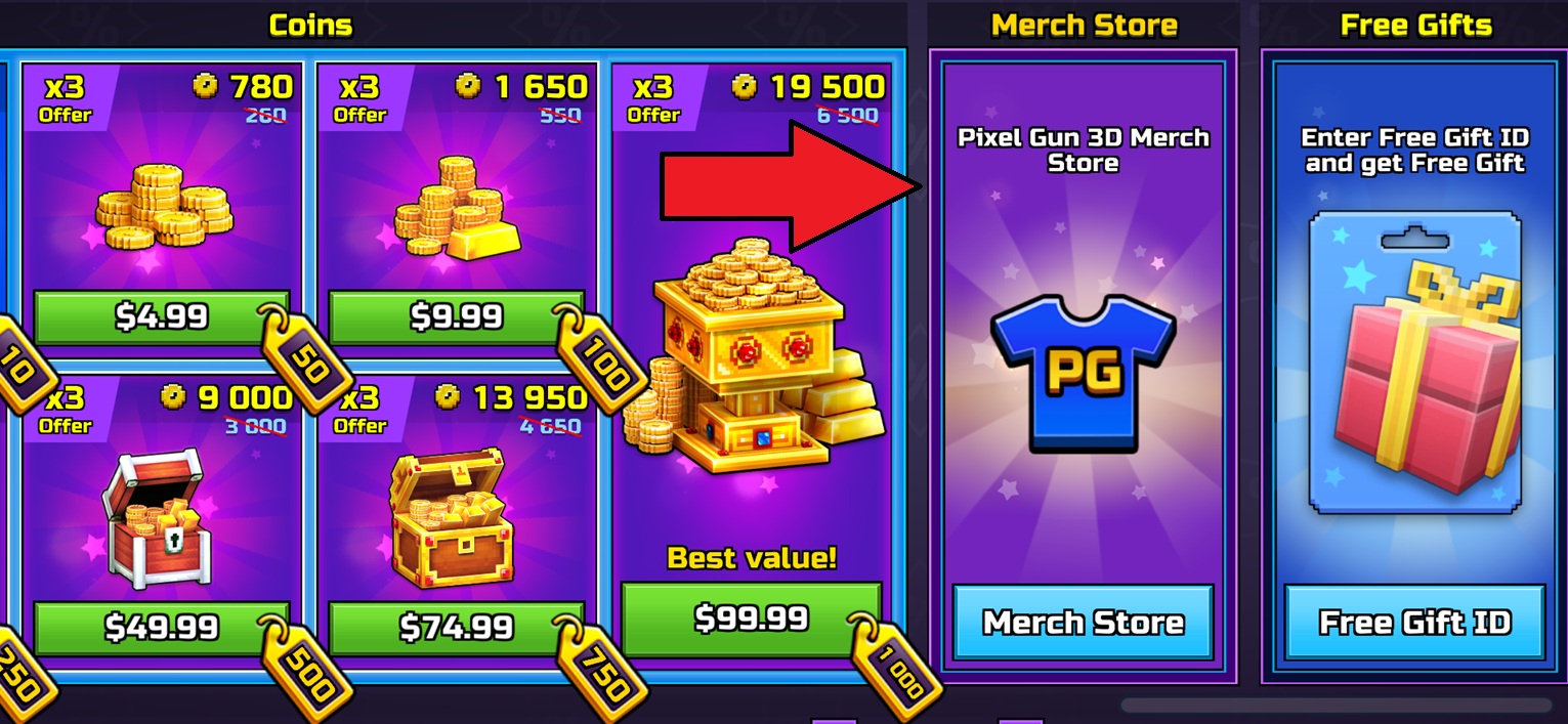 PG3D Merch – Pixel Gun 3D Support